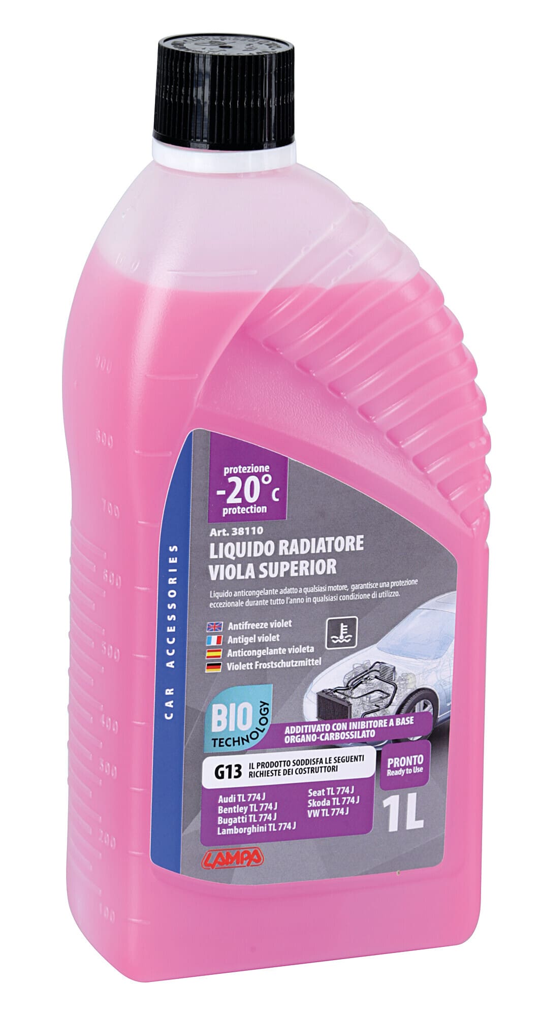 Superior-Viola G13, liquido antigelo radiatore (-20°C) - 1 L - Universal Truck Srl
